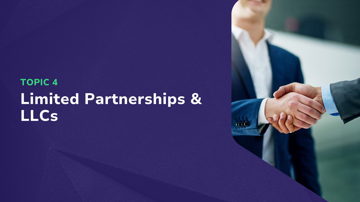 Limited Partnerships & LLCs